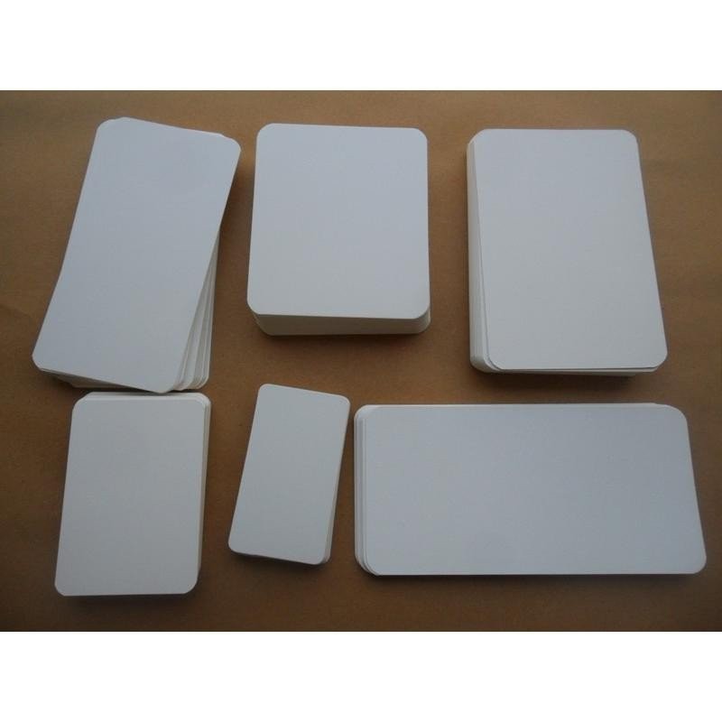 Paper Card Hard White Cardboard Square White Decorative Fresh Cardboard ...