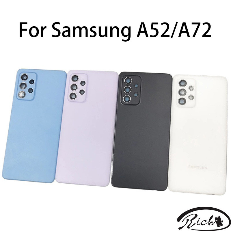 Back Battery Cover For Samsung Galaxy A52 A72 4G 5G Back Cover Housing ...