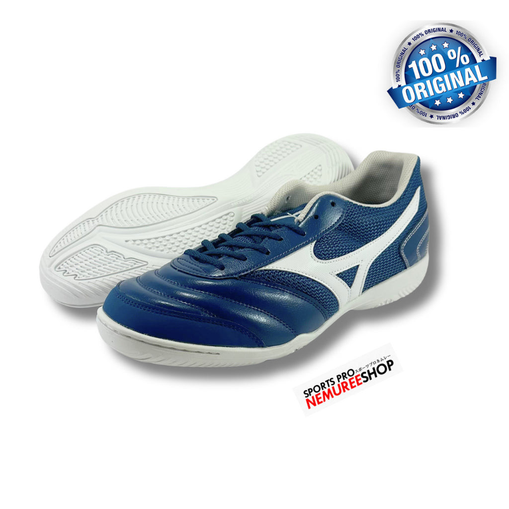 MIZUNO Futsal Shoes MRL SALA CLUB IN (SAILOR BLUE/WHITE) | Shopee Malaysia