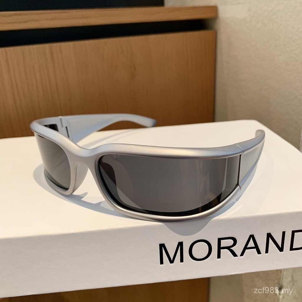 Cyber Future Sense Silver y2k Men Women Same Style Cycling Sunglasses ...