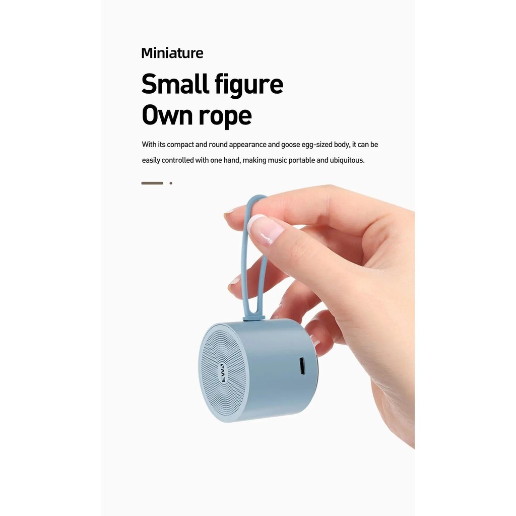 EWA A127 Portable Mini Bluetooth Speakers,Retro Style Compact and ...