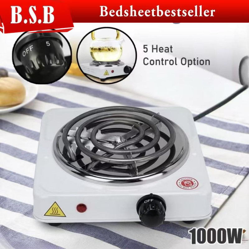 Single Hot Plate Electric Stove Mini Cooker Portable Travel ...