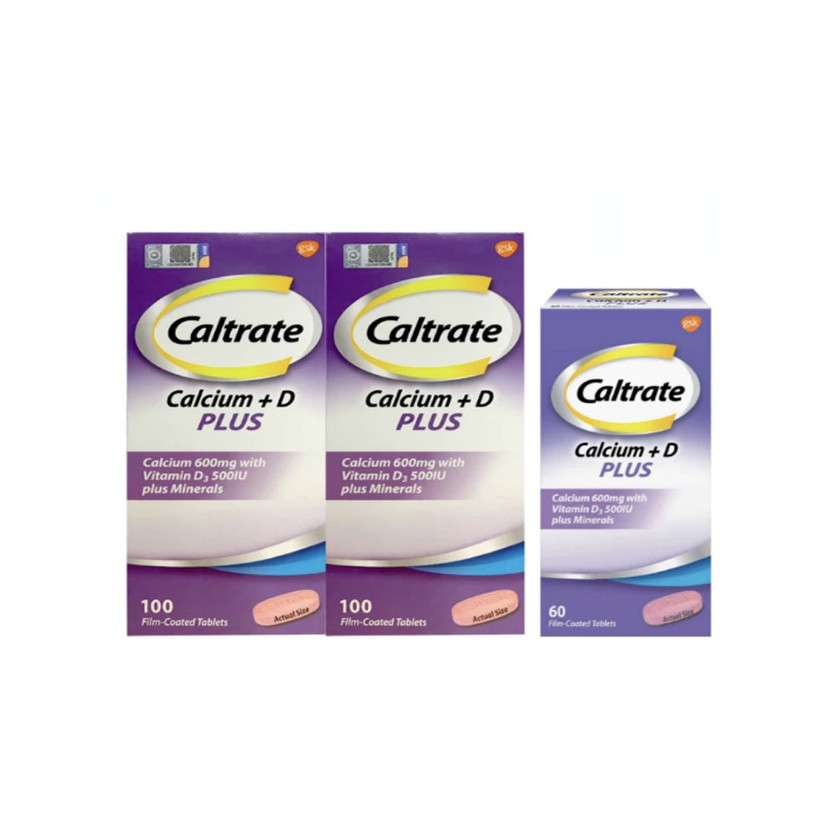Caltrate Calcium + D Plus 100 's + 100's FREE 60's | Shopee Malaysia