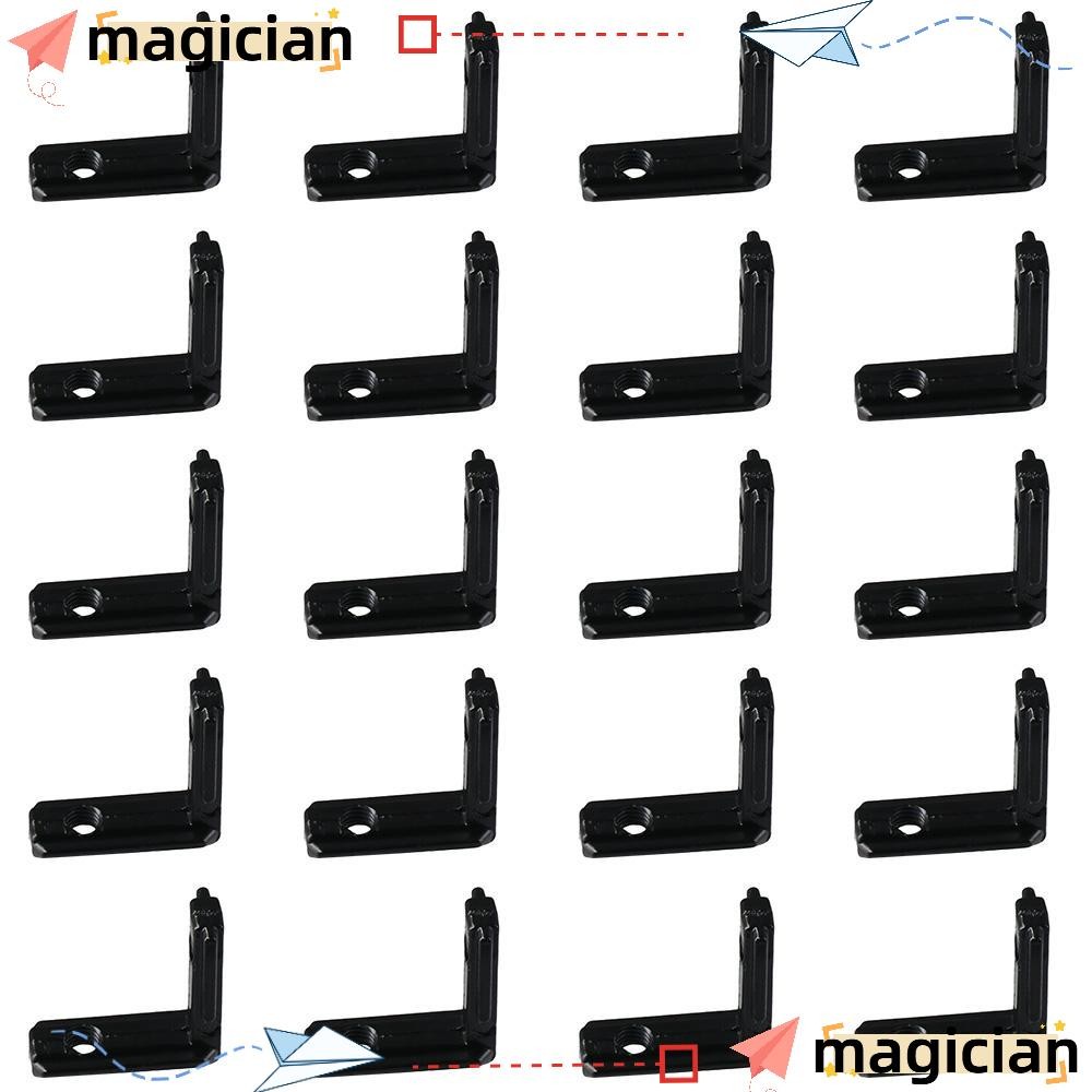MAGIC 20pcs Interior Inside, Black with Screws Corner Connector ...