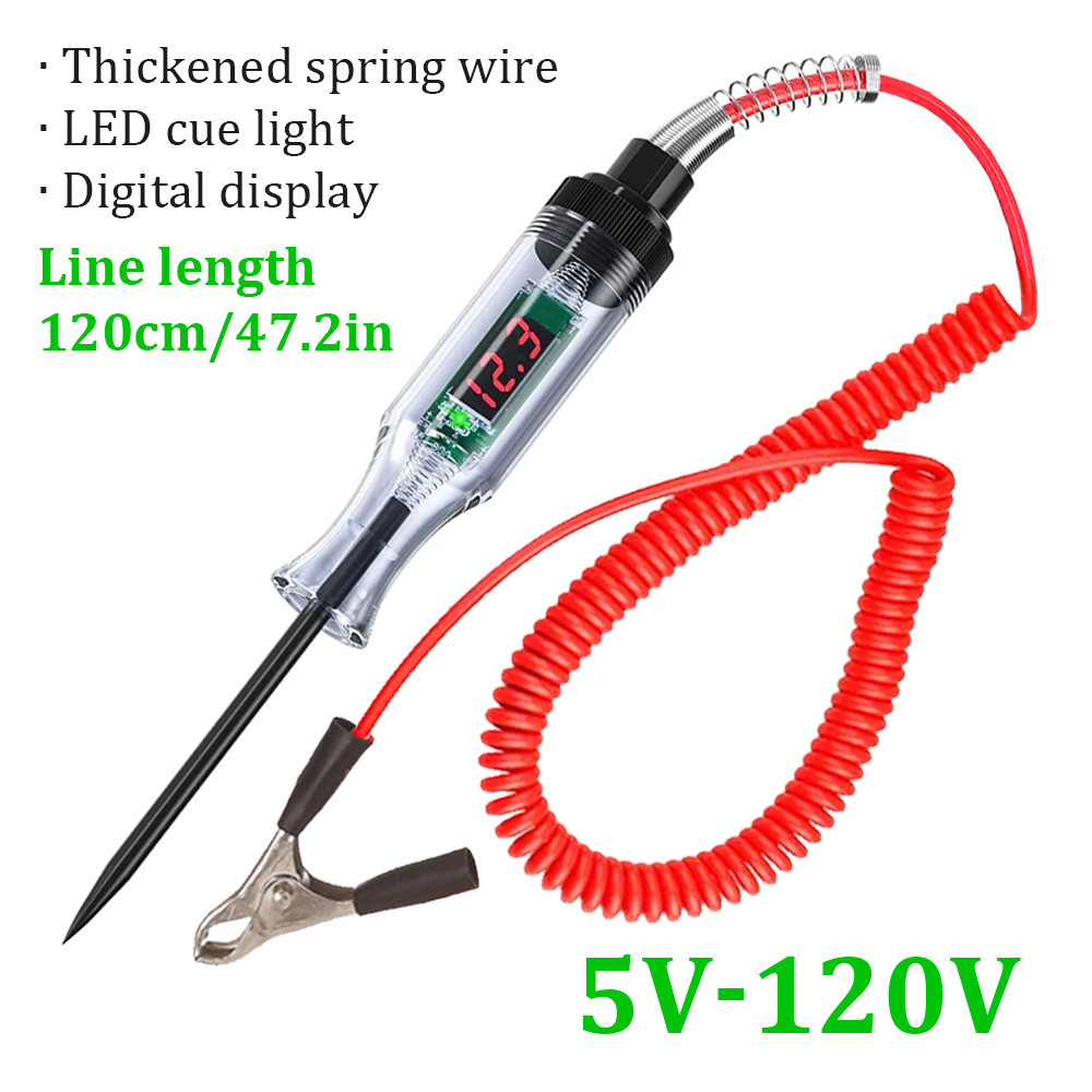 3-120V Automotive Truck Voltage Circuit DC LED Digital Tester ...
