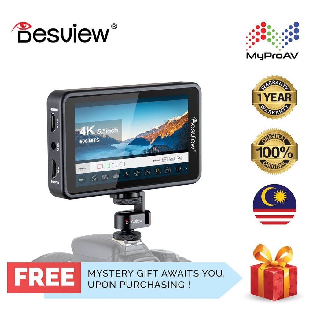 DESVIEW R5II 5.5-inch On Camera Touch Monitor | Shopee Malaysia