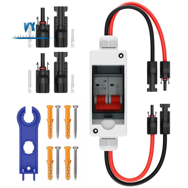 Solar Panel Disconnect Switch, CGELE32A DC 500V Breaker Box PV ...