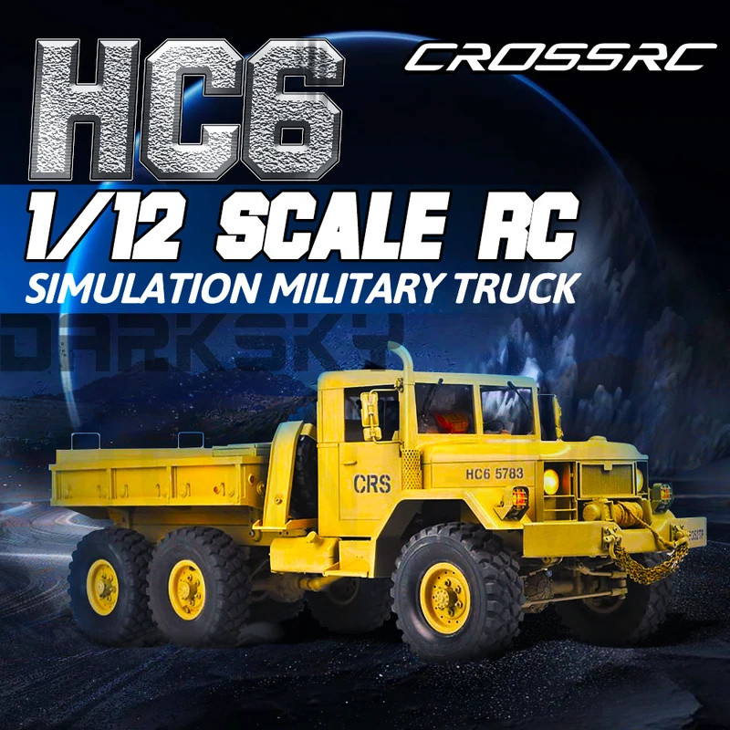 CROSSRC HC6 6X6 6WD 1/12 RC Electric Remote Control Model Car ...