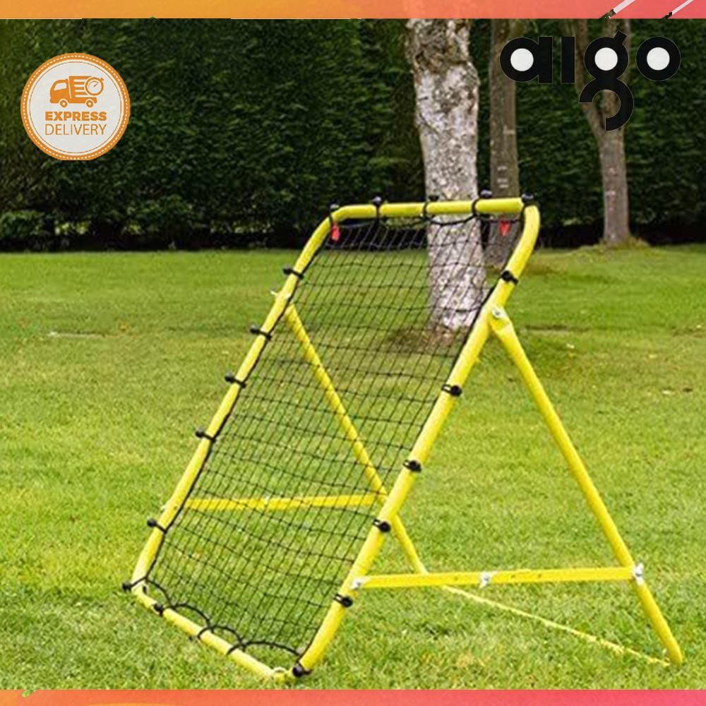 Soccer Rebounder Net with 20 Elastic Ropes Target Goal Net Beginner ...