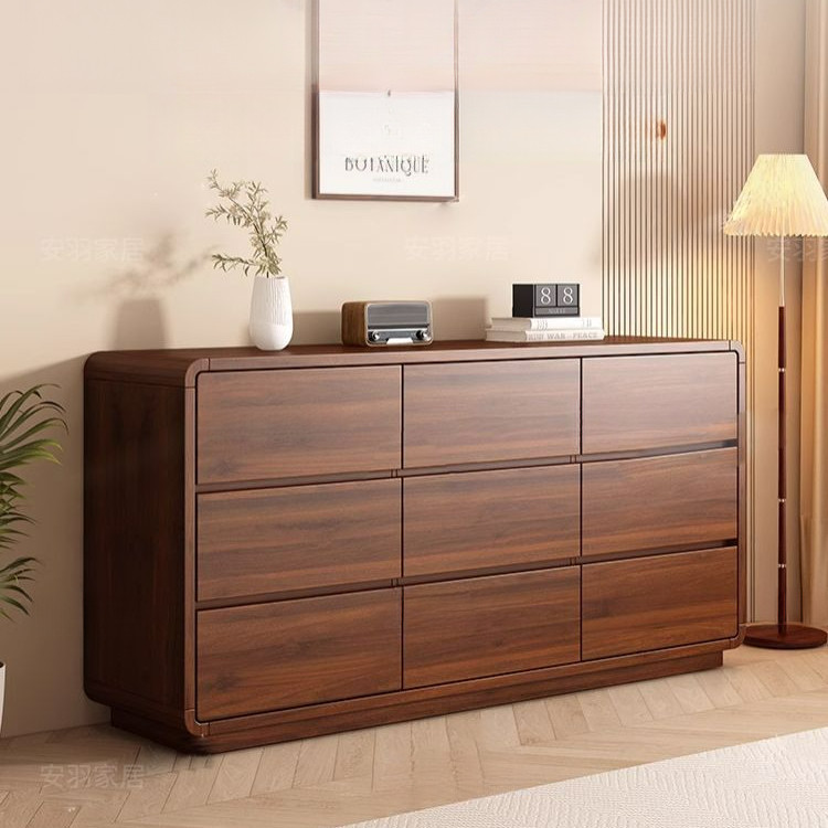 New Chinese Style Solid Wood Five Drawers Locker Bedroom Six Seven ...
