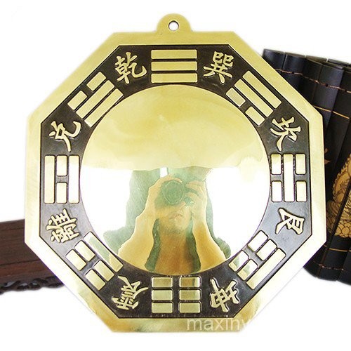 Brass Gosip Convex Mirror Yin-Yang Gossip Mirror Lucky Concave Mirror ...