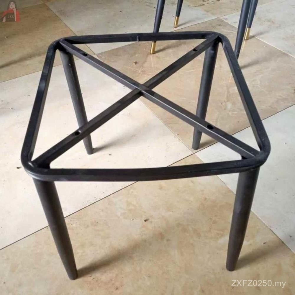 Iron Stool Leg Art Square Frame Cross Stool Frame Accessories Four ...