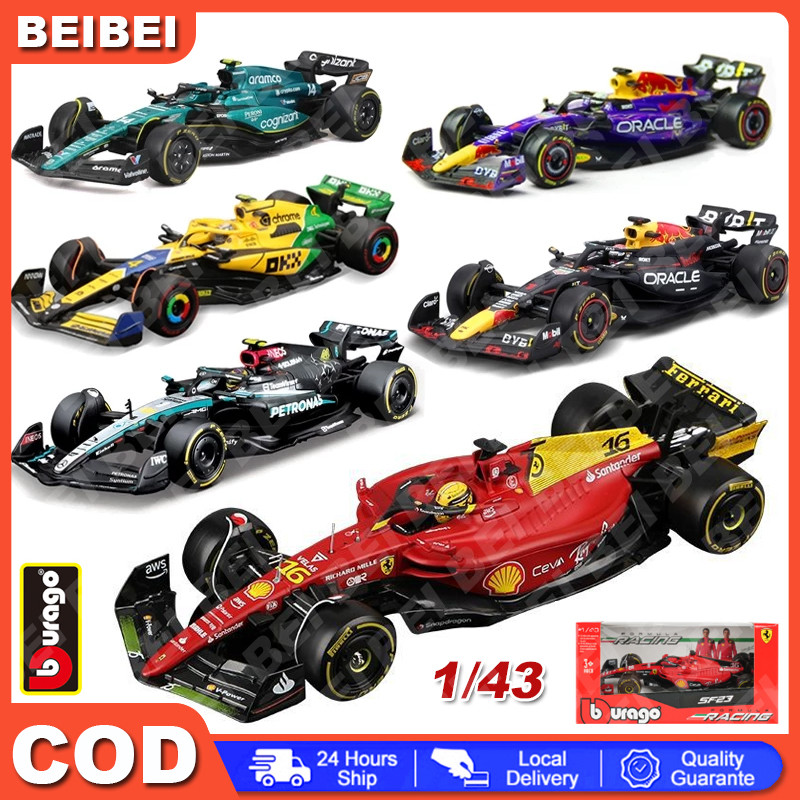 Bburago 1: 43 2024 F1 Ferrari Redbull Ferrari Mercedes-benze Alpine ...