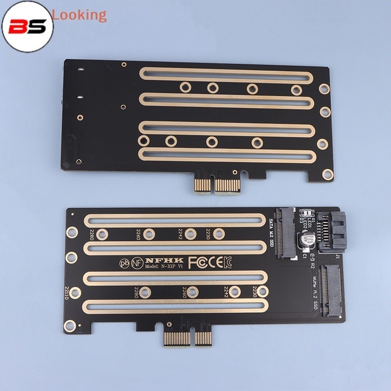 BS Add On Cards NVMe M.2 SSD To PCIe 3.0 4.0 X1 X4, SATA M.2 SSD To ...