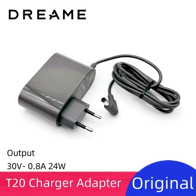 Original Dreame Charging Adapter with EU/ UK/ US Plug for T10/T20/T20 ...