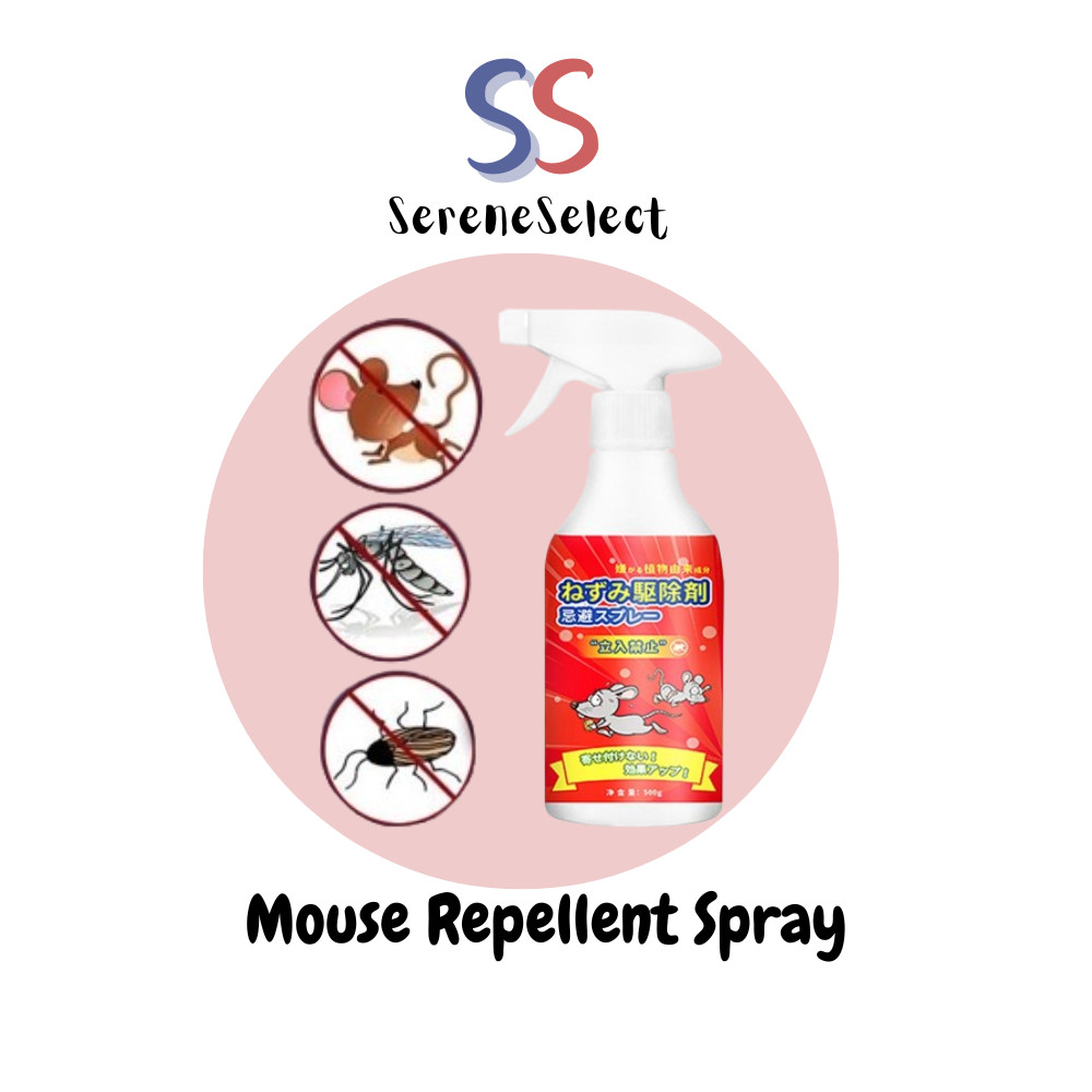 Mouse Repellent Spray Rat Rodent Mice Strong Pest Control Spray Liquid ...