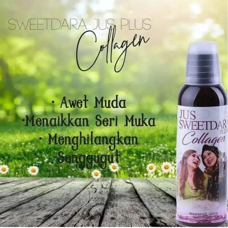 (KM BEAUTY) JUS SWEETDARA PLUS COLLAGEN KAK KM ORIGINAL HQ | Shopee ...