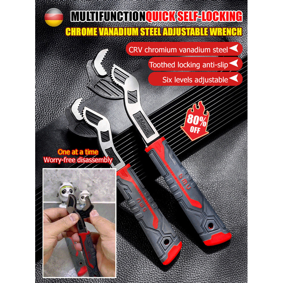 Self-Locking Universal industrial Wrenches Multifunctional Live-Opening ...