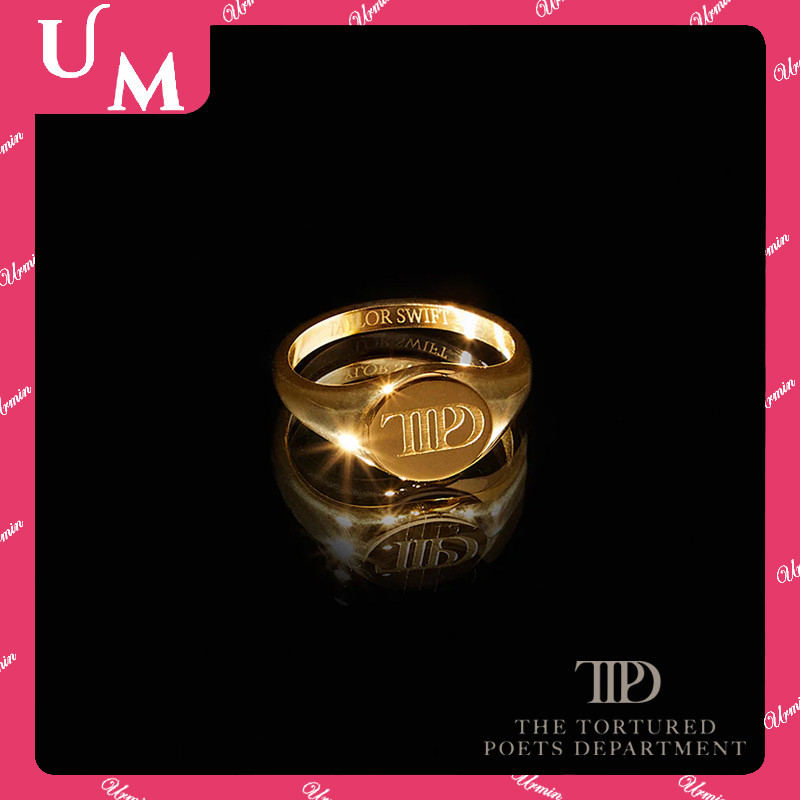Taylor Swift Ttpd Merch Simple Ring The Tortured Poets Department Ring ...