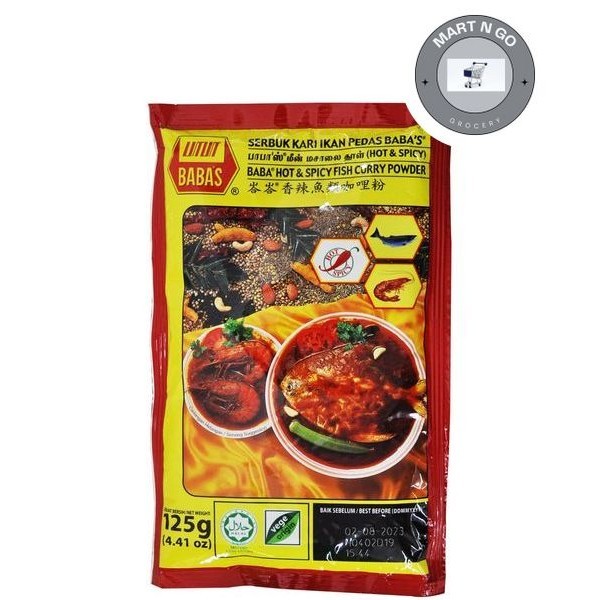 Baba's Hot and Spicy Fish Curry Powder 125g | Shopee Malaysia