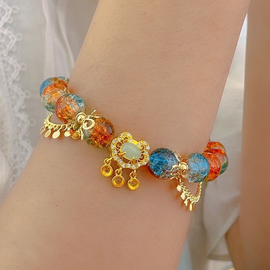 Feitian Dunhuang Xiaohongshu Same Style Glazed Bracelet Female Super ...