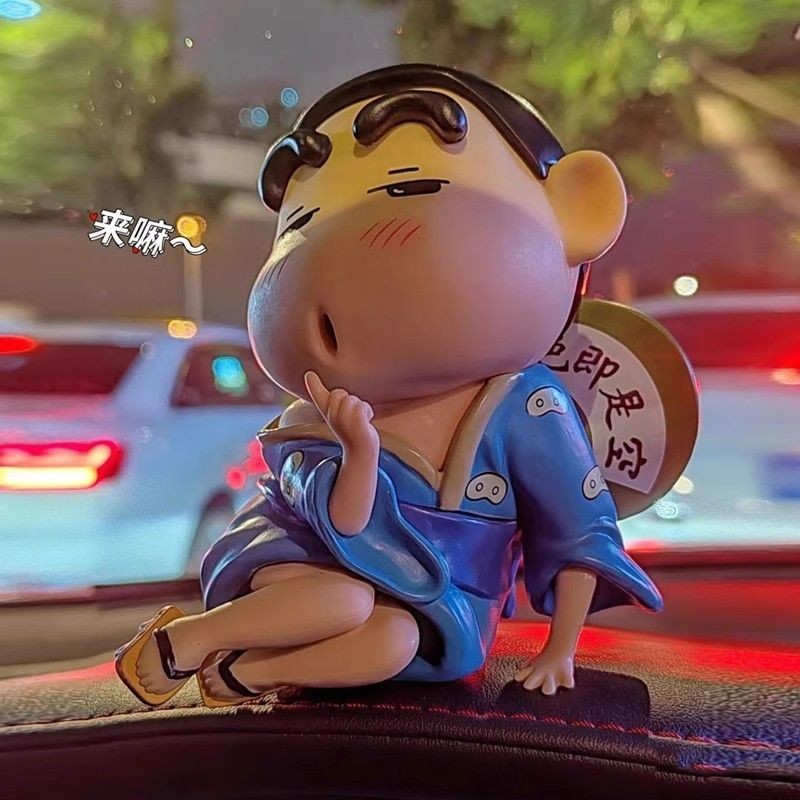 Plush Toy Nohara Shinnosuke Kimono Crayon Shin-Chan Ornaments Figure ...