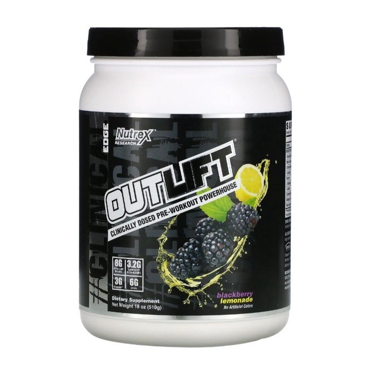 Nutrex Research, Outlift, Clinically Dosed Pre-Workout Powerhouse ...