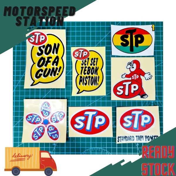 STICKER Pantul Cutting STP Son of Gun Set Set Tebok Piston Stiker ...