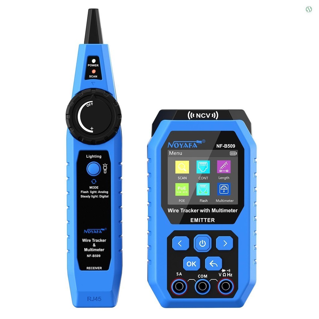Noyafa Network Cable Tester Wire Tracker With Multimeter Ethernet Cable Tester Port Flashing Ncv