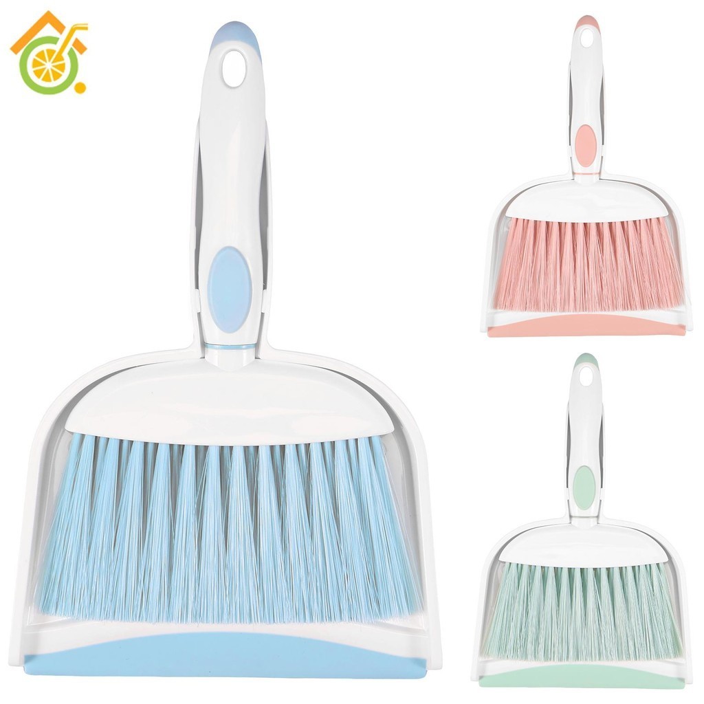3 Set Mini Dustpan and Brush Set Portable Table Top Cleaning Brush and ...