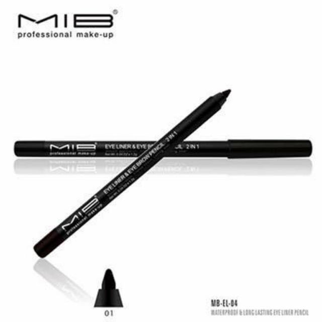 MIB Soft Crayon Eyeliner Pencil Waterproof Long-Lasting Kajal | Shopee Malaysia