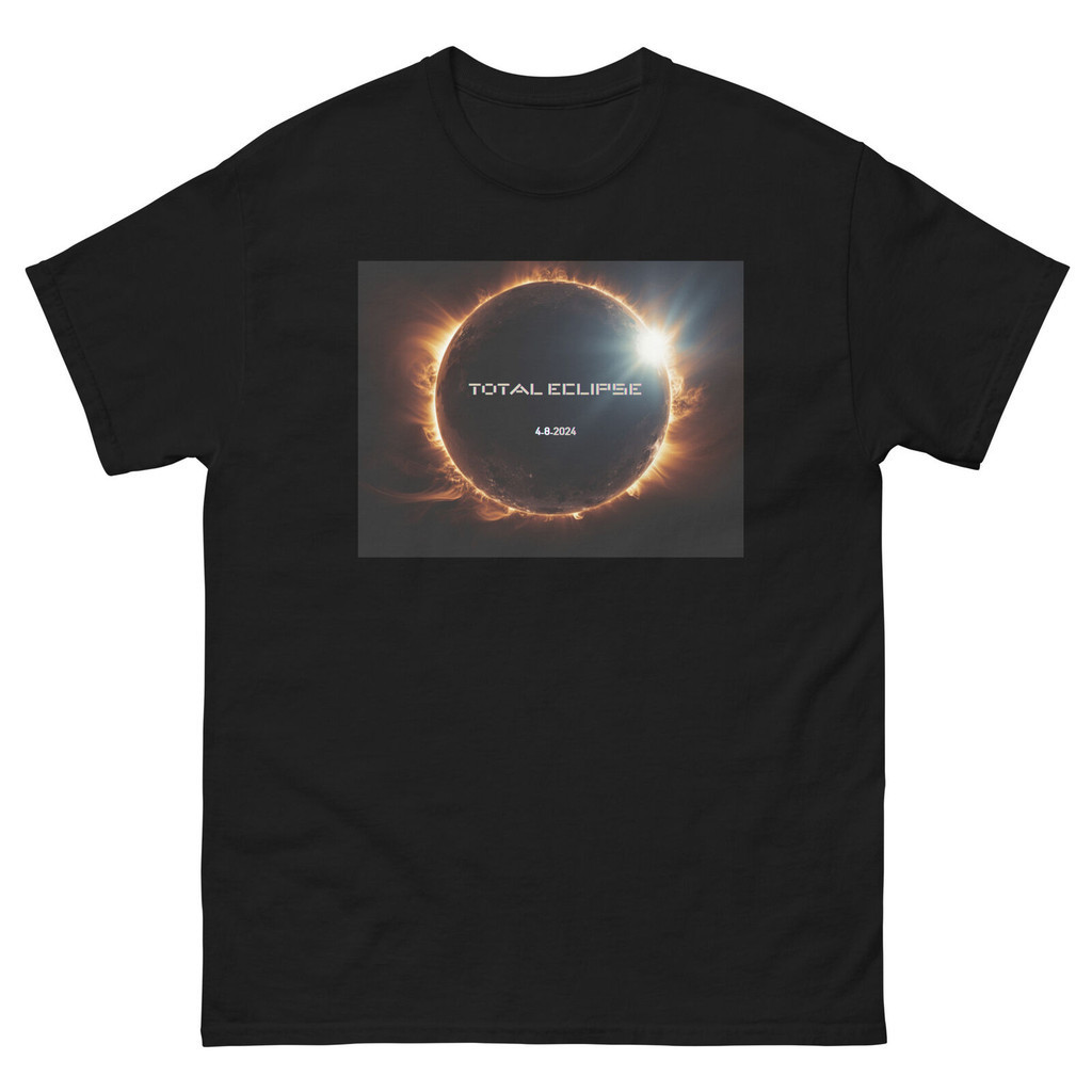 Total Eclipse Shirt. April 8 2024 Moon Eclipses The Sun Classic | Shopee Malaysia