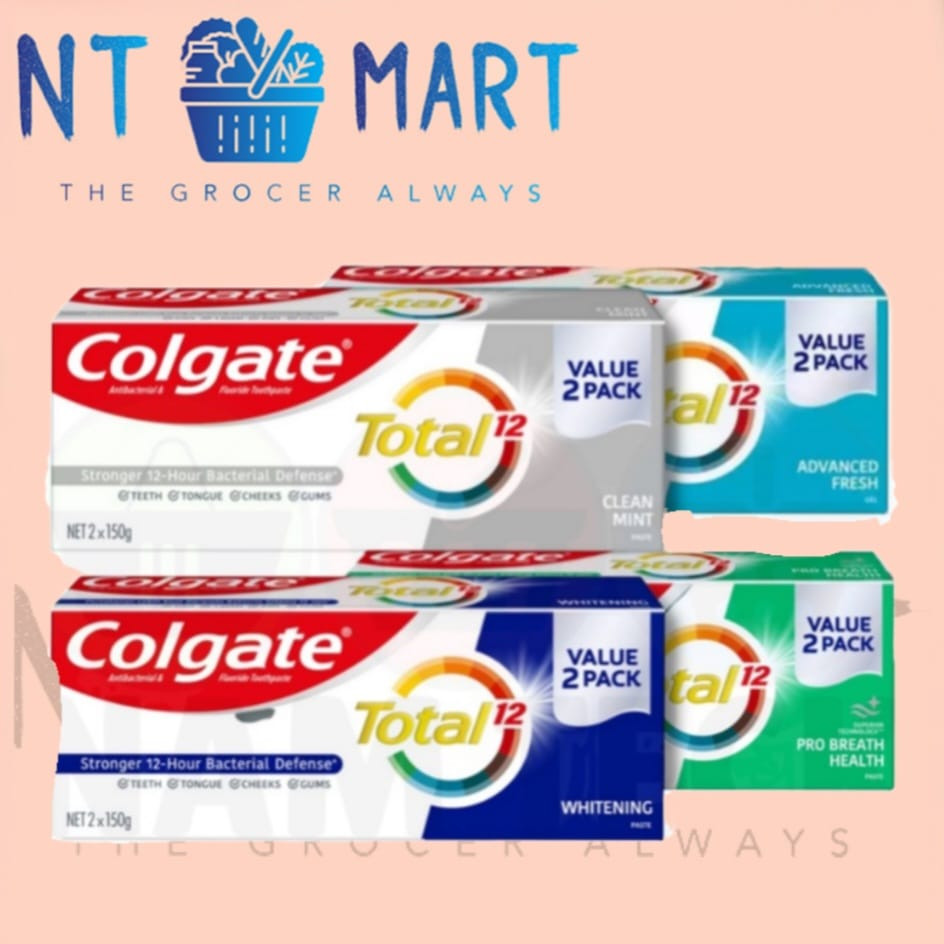 Colgate Total Professional Whitening Toothpaste 2 x 150g / (110g ...
