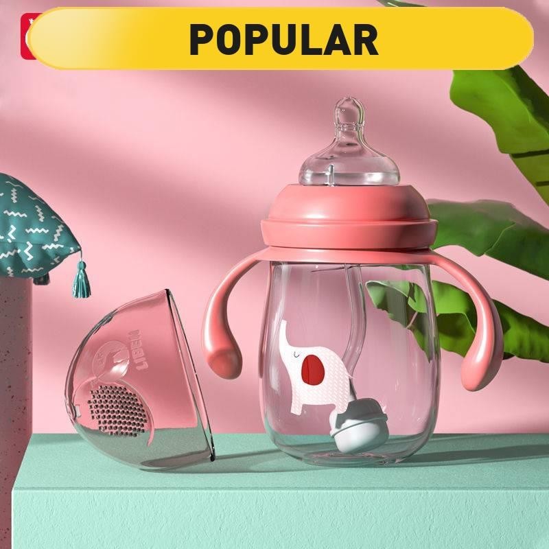 botol susu milk bottle wide neck bottle Cawan Jerami Bayi Yang Baru ...