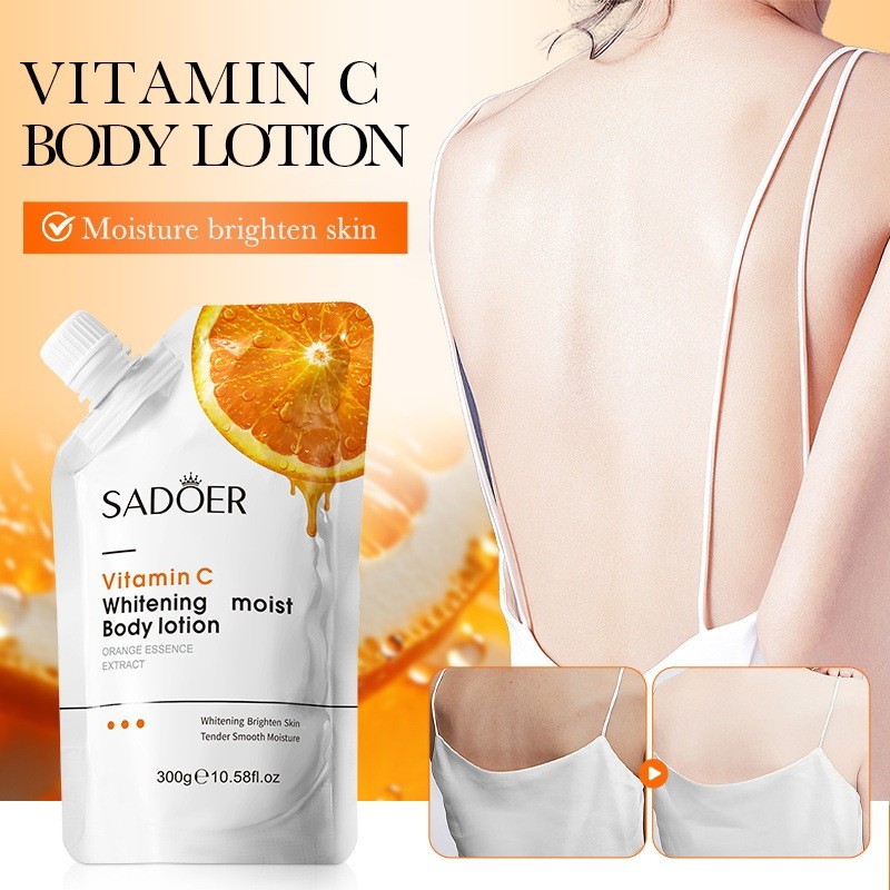 All English SADOER Vitamin C Whitening Moisturizing Body Lotion Whitening Moisturizing Wholesale ...