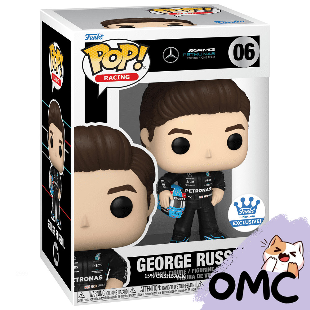 Funko Pop! Formula 1 : Mercedes-AMG Petronas #06 - George Russell ...