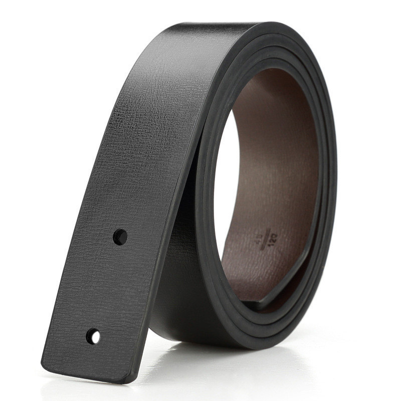 Men Belt Body 94cm Cowhide Toothless Automatic Belt Strip Genuine ...
