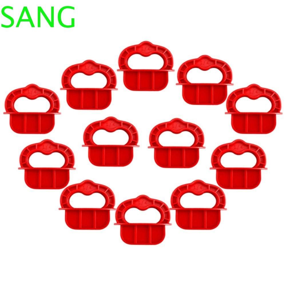 SANG 12 Pcs Red Deck Fixture Spacing Ring, Plastic Positioning Clip ...