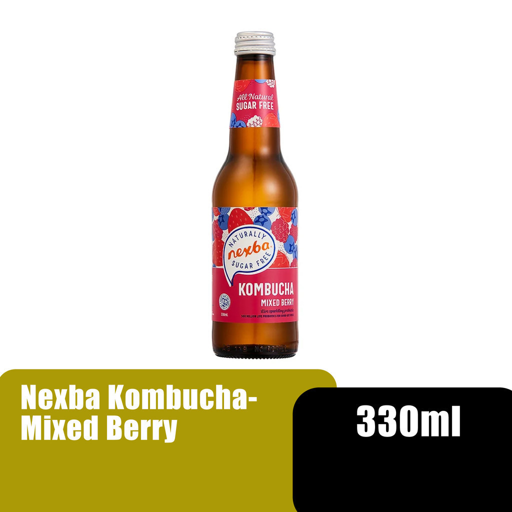 Nexba Kombucha Bottle, Kombucha Tea, Kombucha Probiotic Mixed Berry ...