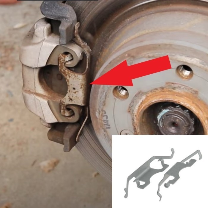 Mercedes W211 W219 W220 Rear Brake Pad Clip E240 Brake Pad Clip ...