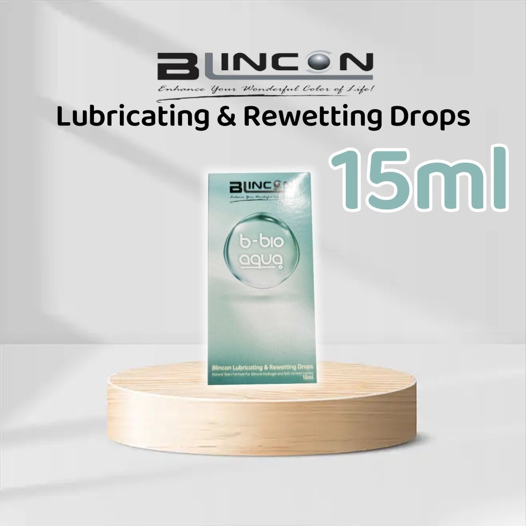 Blincon B-bio Aqua Lubricating and Rewetting Drops (15ml) For Contact ...
