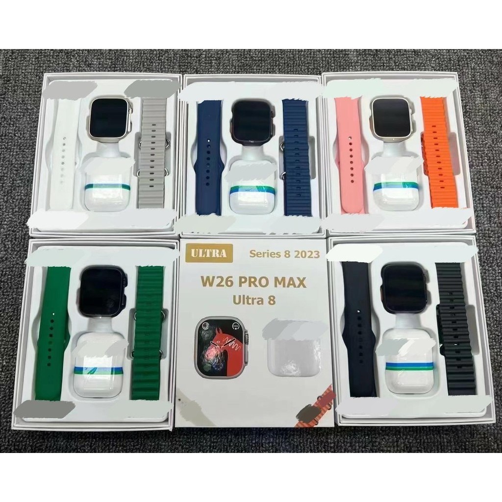W26 PRO MAX Smartwatch Bluetooth Call Heart Rate Custom Dial Sports ...