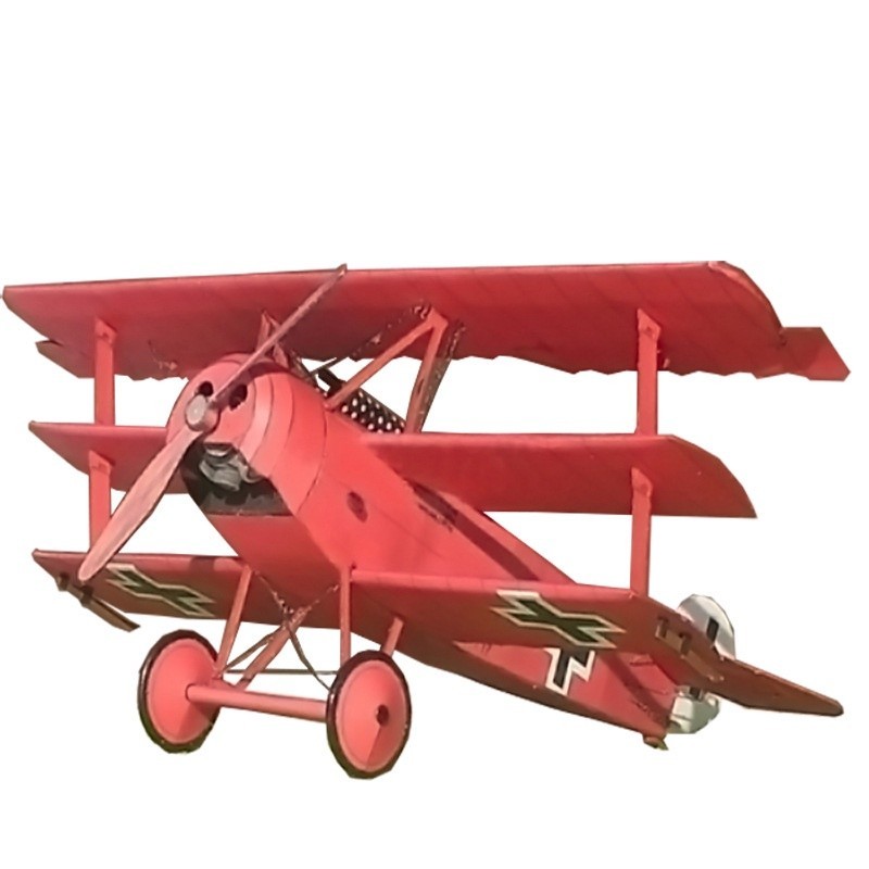 DIY paper models Germany Fokker Dr.I single-seat triplane fighter paper ...