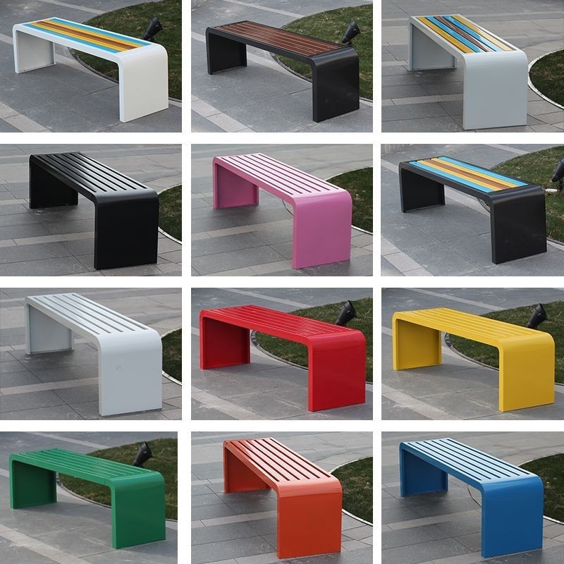 Park Outdoor Leisure Bench Chair Outdoor Courtyard Court Rest Bench ...