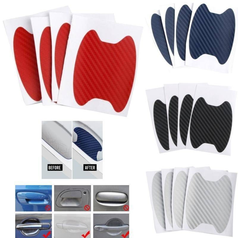 Universal Car Sticker Door Bowl Sticker Car Door Handle Protection Film ...