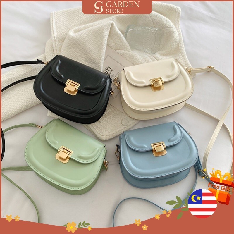 GS Women Fashion Elegant Premium PU Leather Sling Bag Shoulder Bag ...