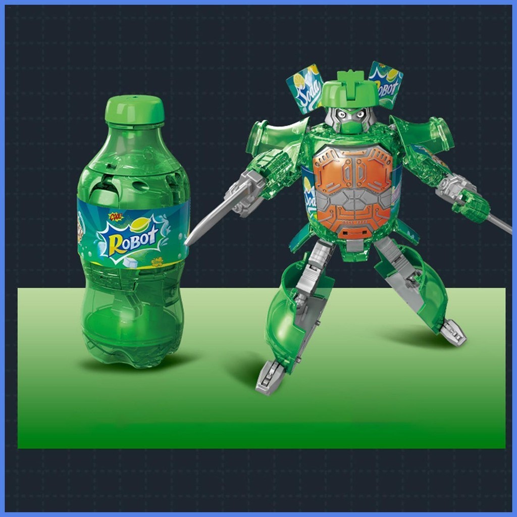 Transforming Robot Toys Transforming Robot Toy Creative Soda Can Figure ...
