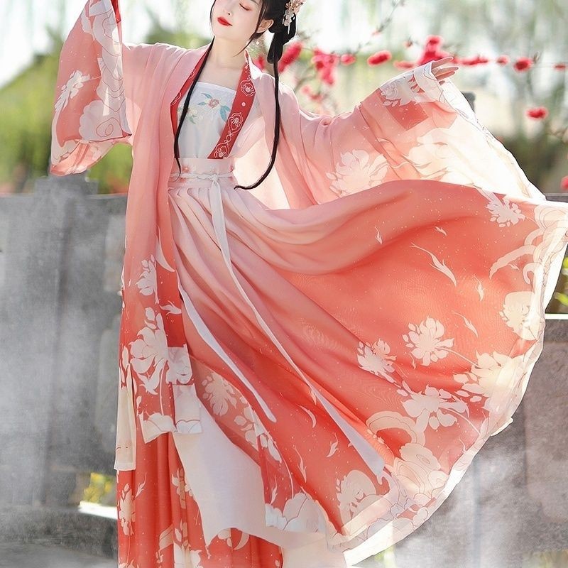 Hanqingge Hanfu female adult style ancient fat sister plus size stage ...