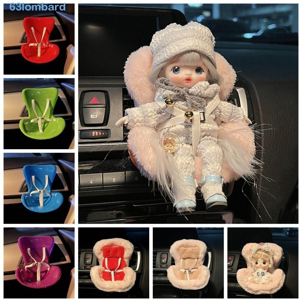 LOMBARD Doll Safety Seat Toy, Labubu Doll Ob11 Doll Car Air Outlet ...