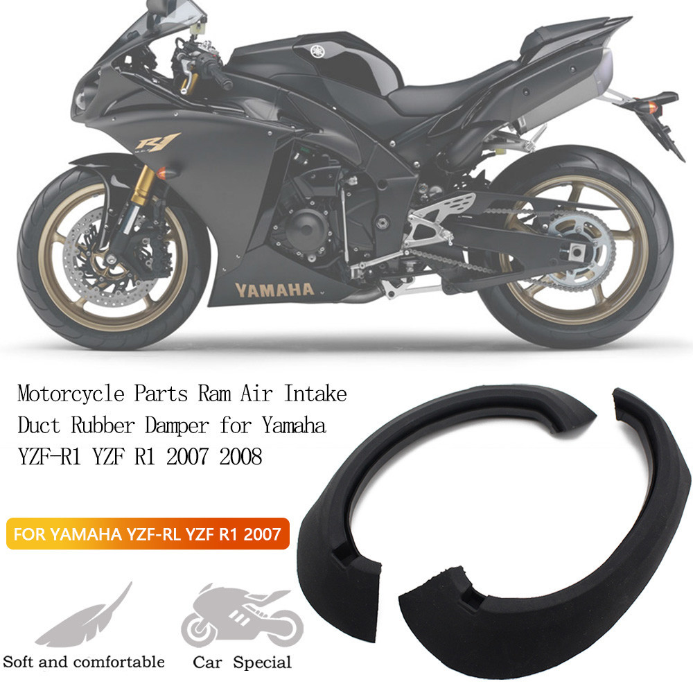 Motorcycle Ram Air Intake Seal Strip Tube Duct Cover Rubber Damper for ...
